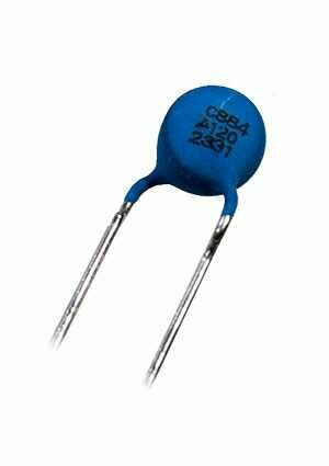 B59884C120A70, B59884C0120A070 PTC термистор 39mA 420В 600Ом (10 шт.)