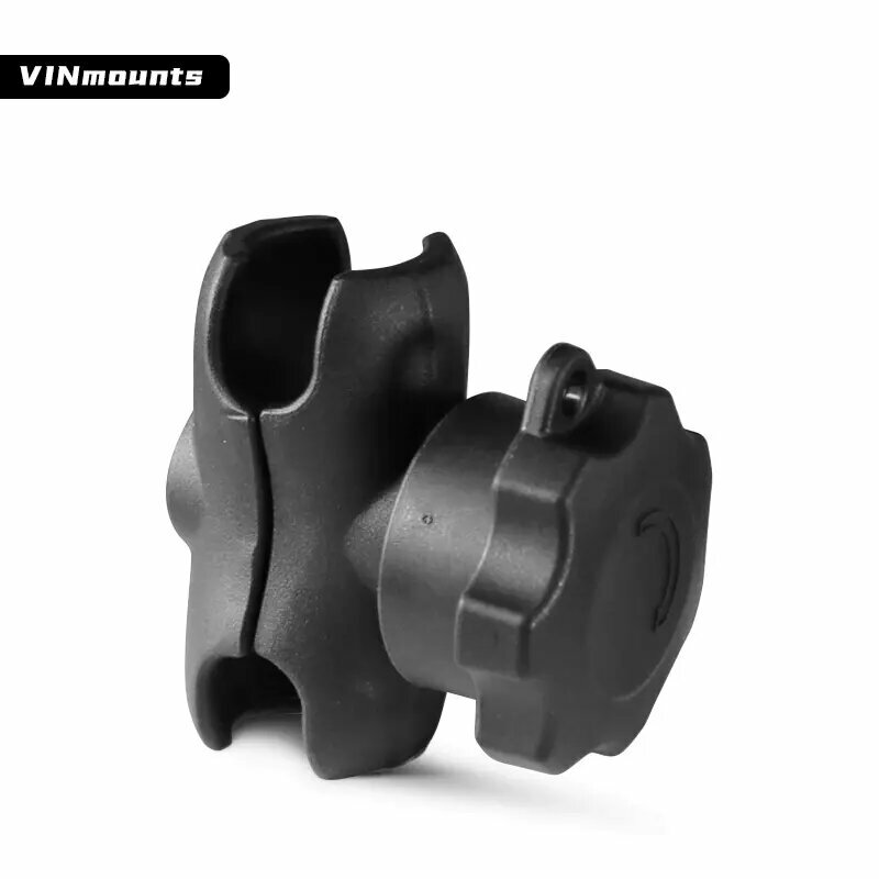 Муфта VINmounts для шаров 38 мм (1,5") короткая 87 мм с барашковой гайкой с секреткой (VIN-C-8.7B)