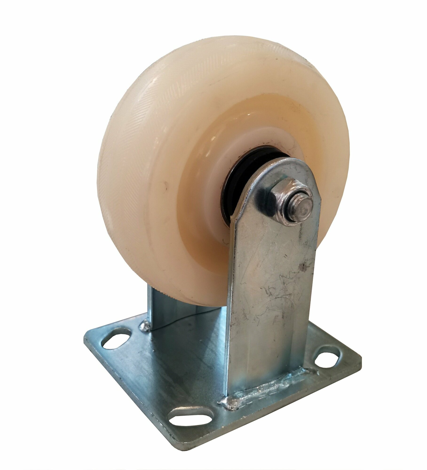 Колесо неповоротное FCdn-)-54 (г/п 300кг, Ф 125мм), крепление платформа, шариковый подшипник