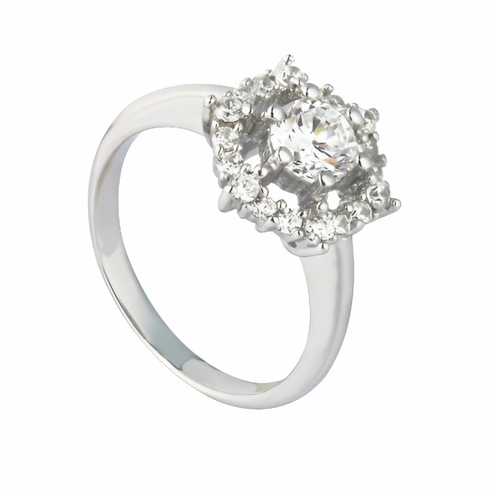 Кольцо, серебро, 925 проба