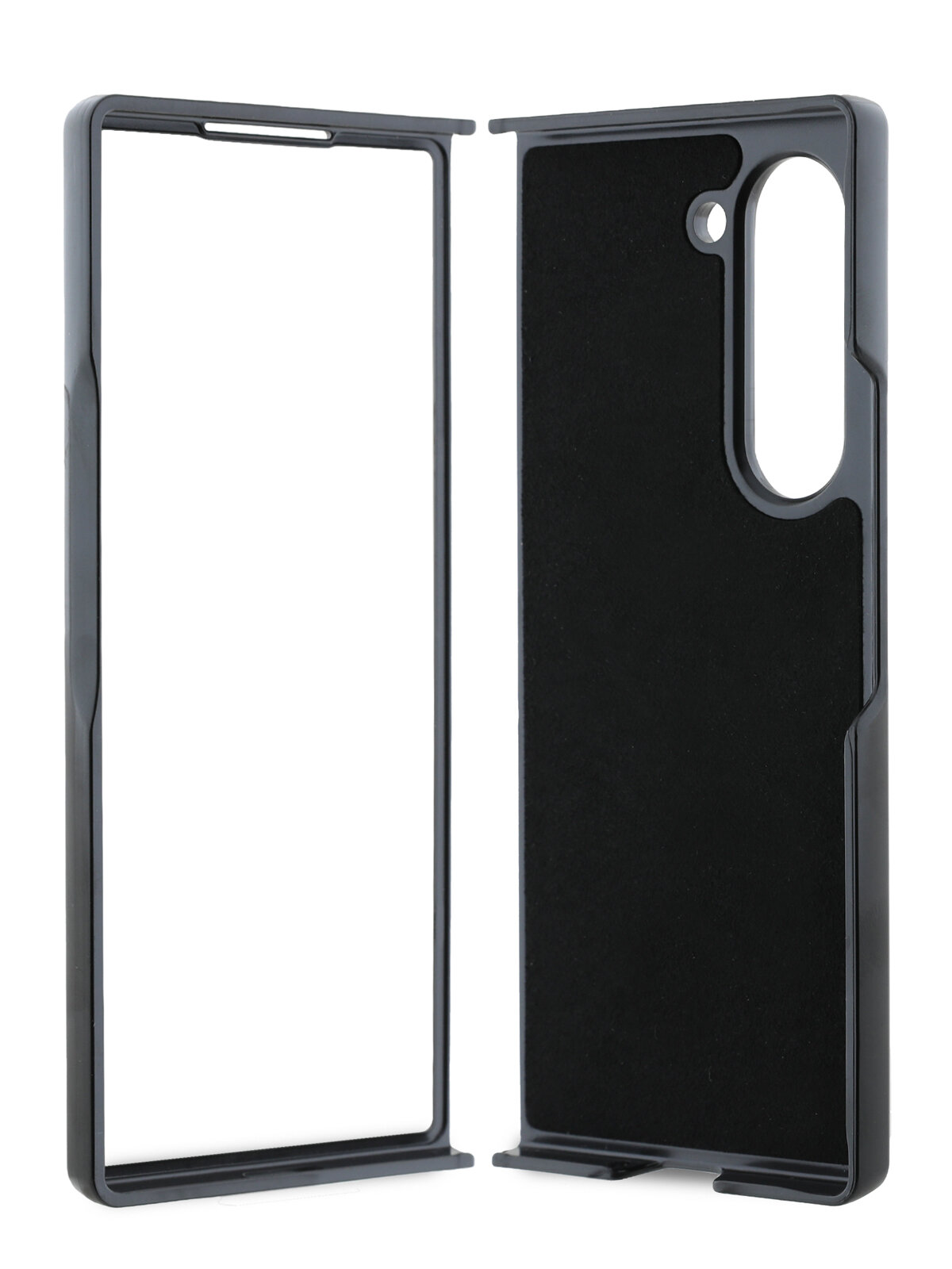 Lagerfeld для Galaxy Z Fold6 чехол PU Saffiano Monogram Choupette metal pin Hard Black