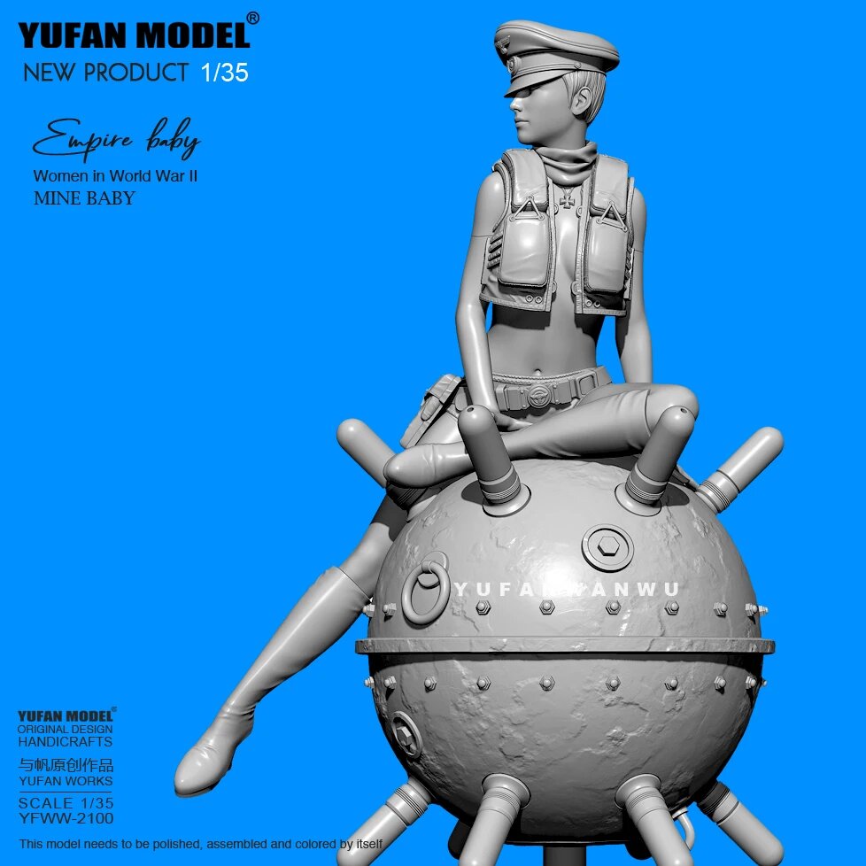 Набор для сборки моделей YUFAN 1/35 фигурка красота смола