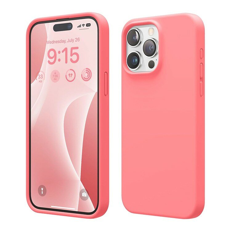 Elago силиконовый чехол для iPhone 15 Pro Max, Soft silicone (Liquid) Pink