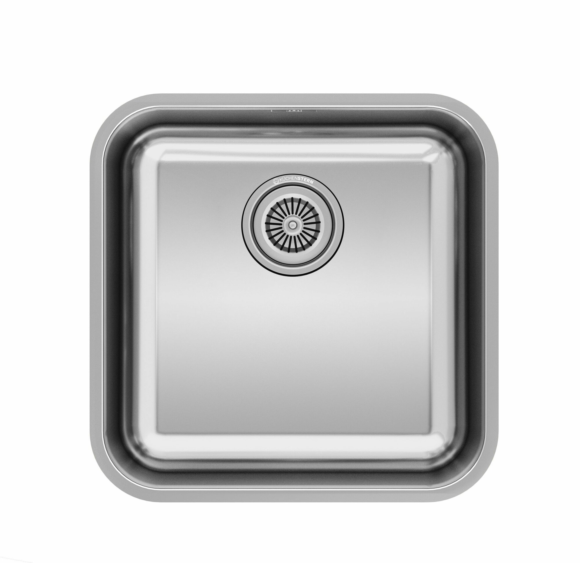 Мойка для кухни, раковина для кухни KUCHENSTERN RUND 45 R-65 из нержавеющей стали AISI 304