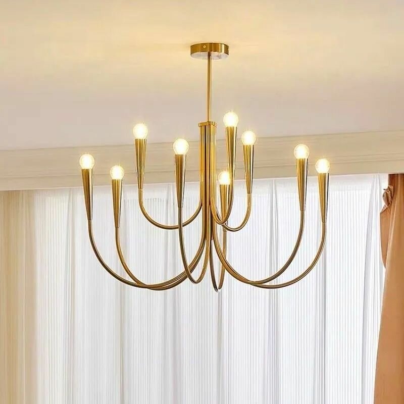 Декоративная люстра в стиле современного минимализма