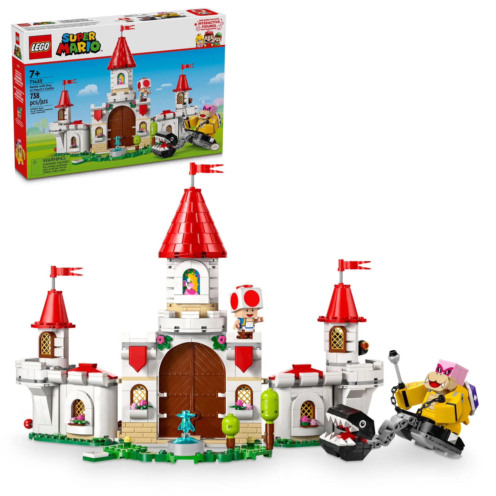 Конструктор LEGO® Super Mario 71435 Битва с Роем в замке Пича, 738 дет.