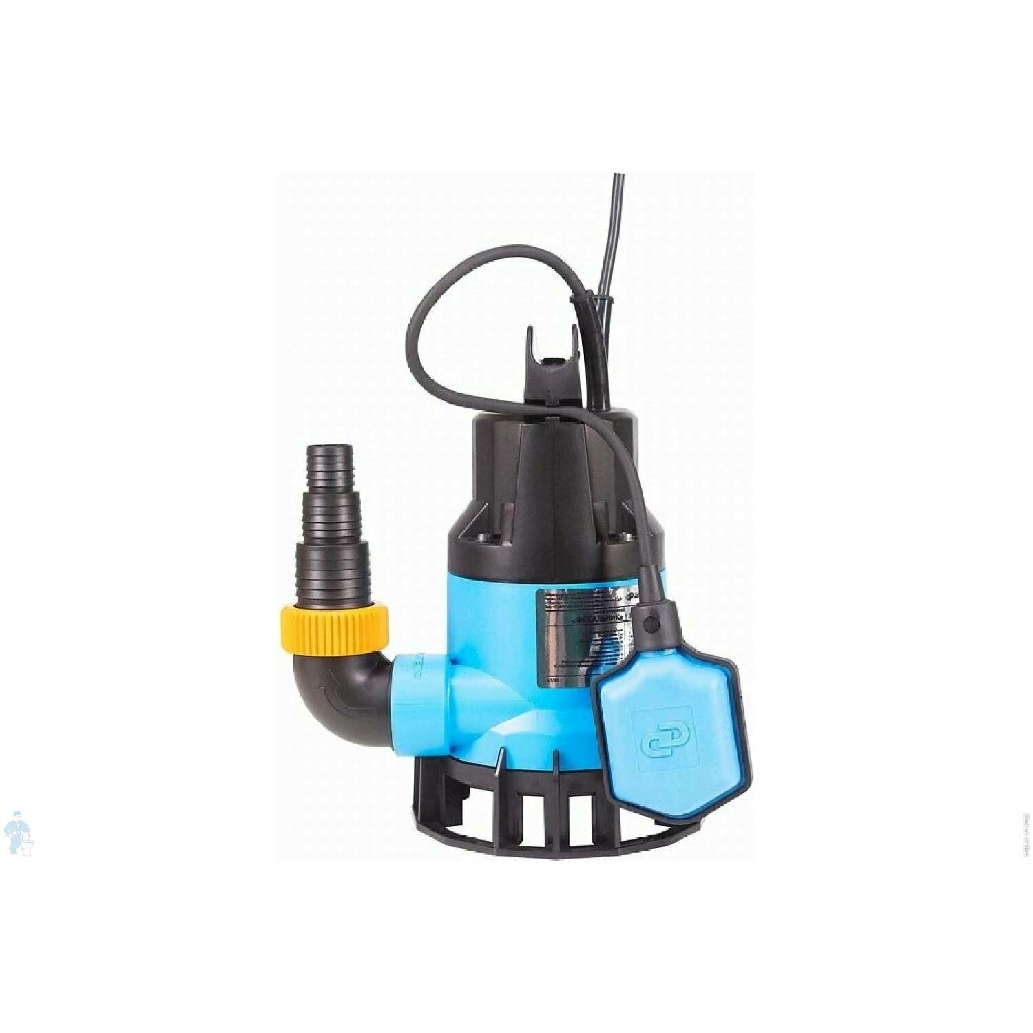 Насос погружной фекальный ДЖИЛЕКС "фекальник" 115/5 расход макс. 115 л/мин, напор макс. 5 м, 350 Вт