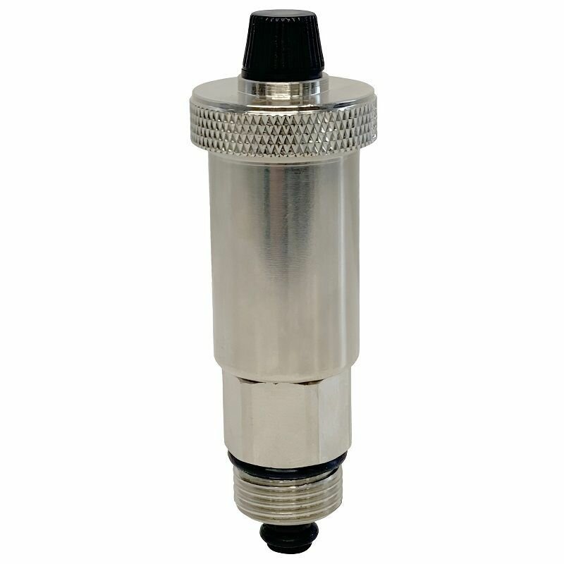 Воздухоотводчик резьбовой 1/2", PN10, WAAG, латунь, вертикальный, отсекающий