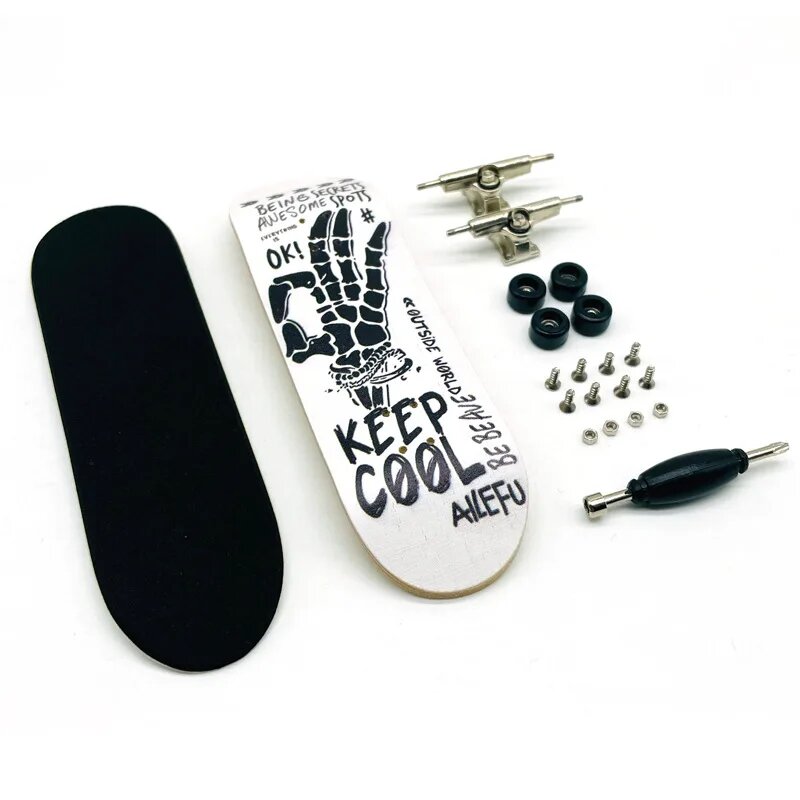Профессиональный фингерборд Tech Deck из дерева Черный, 4