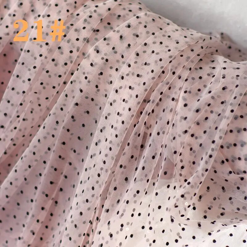 Флокированная сетчатая ткань белый хаки 160х50 см Розовый, 21