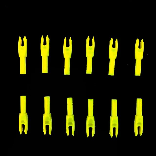 Вставные наконечники для стрел Yezeliyng, 50 шт, ID 4,2 мм Светло-желтый, 8