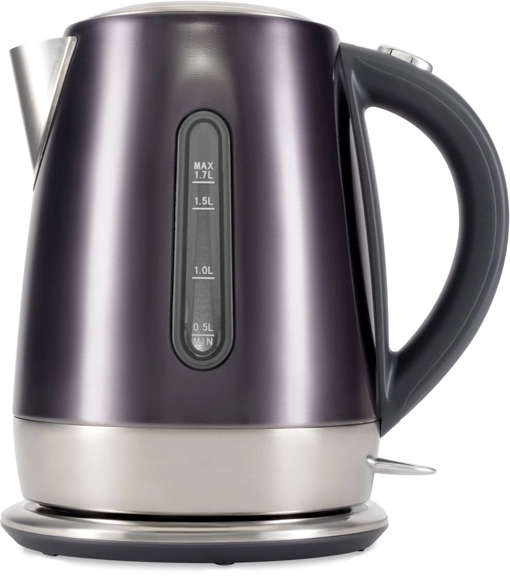 Чайник электрический Hyundai HYK-S7777, 2200Вт, графит и серебристый