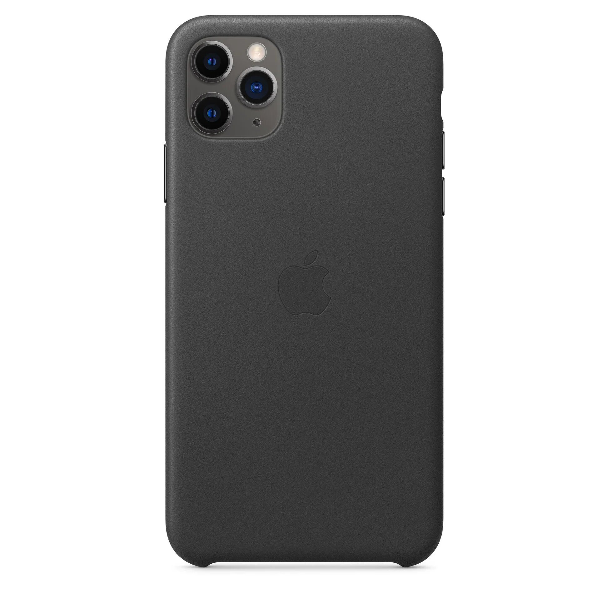 Чехол Apple iPhone 11 Pro Max Leather Case Black MX0E2ZM/A