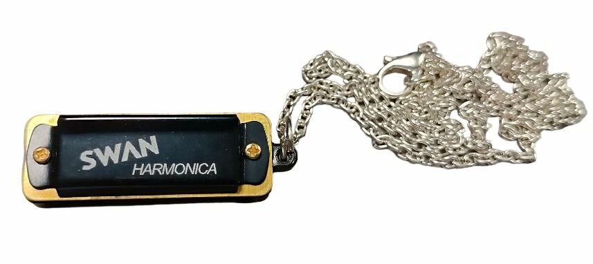 Губная гармошка Mini harp с цепочкой