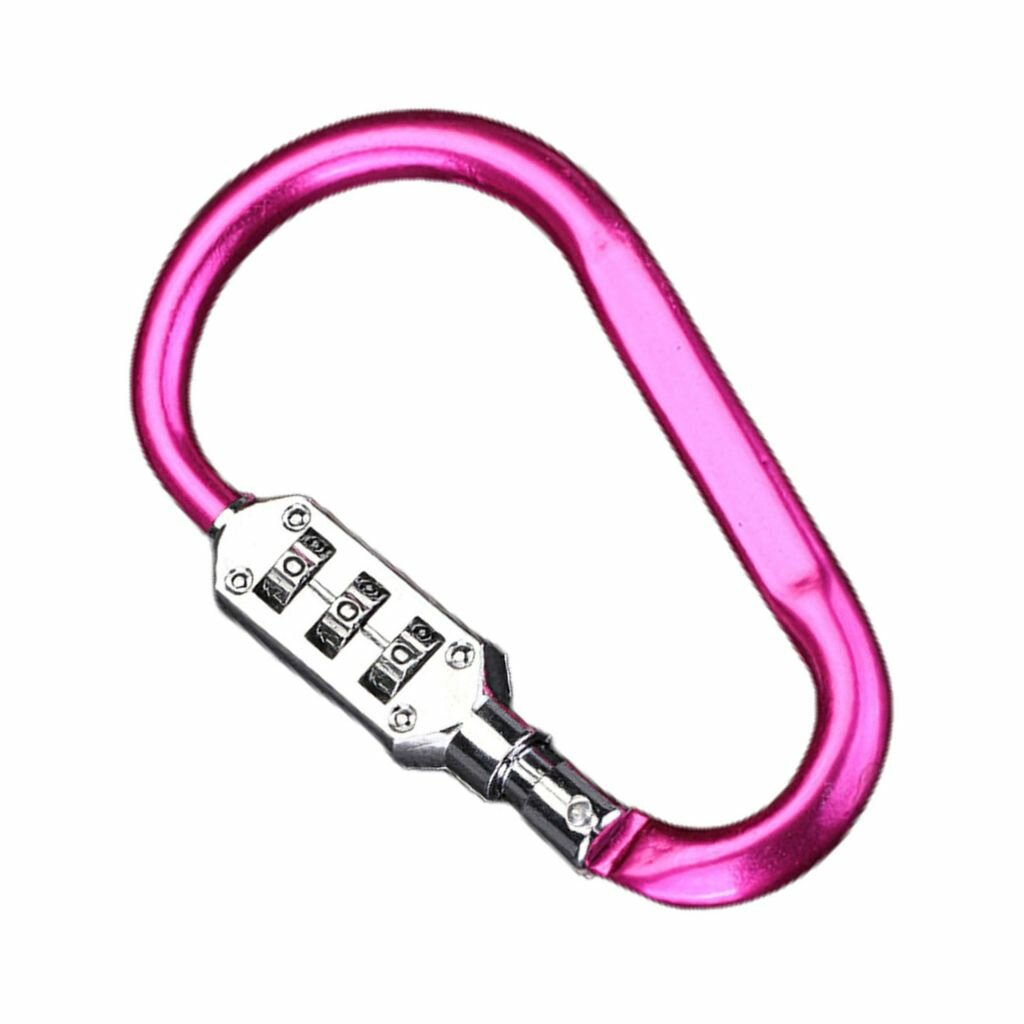 Портативный кодовый замок из алюминиевого сплава с кодировкой, удобная D-образная форма для чемоданов, сумка, сохранит ваши вещи в безопасности