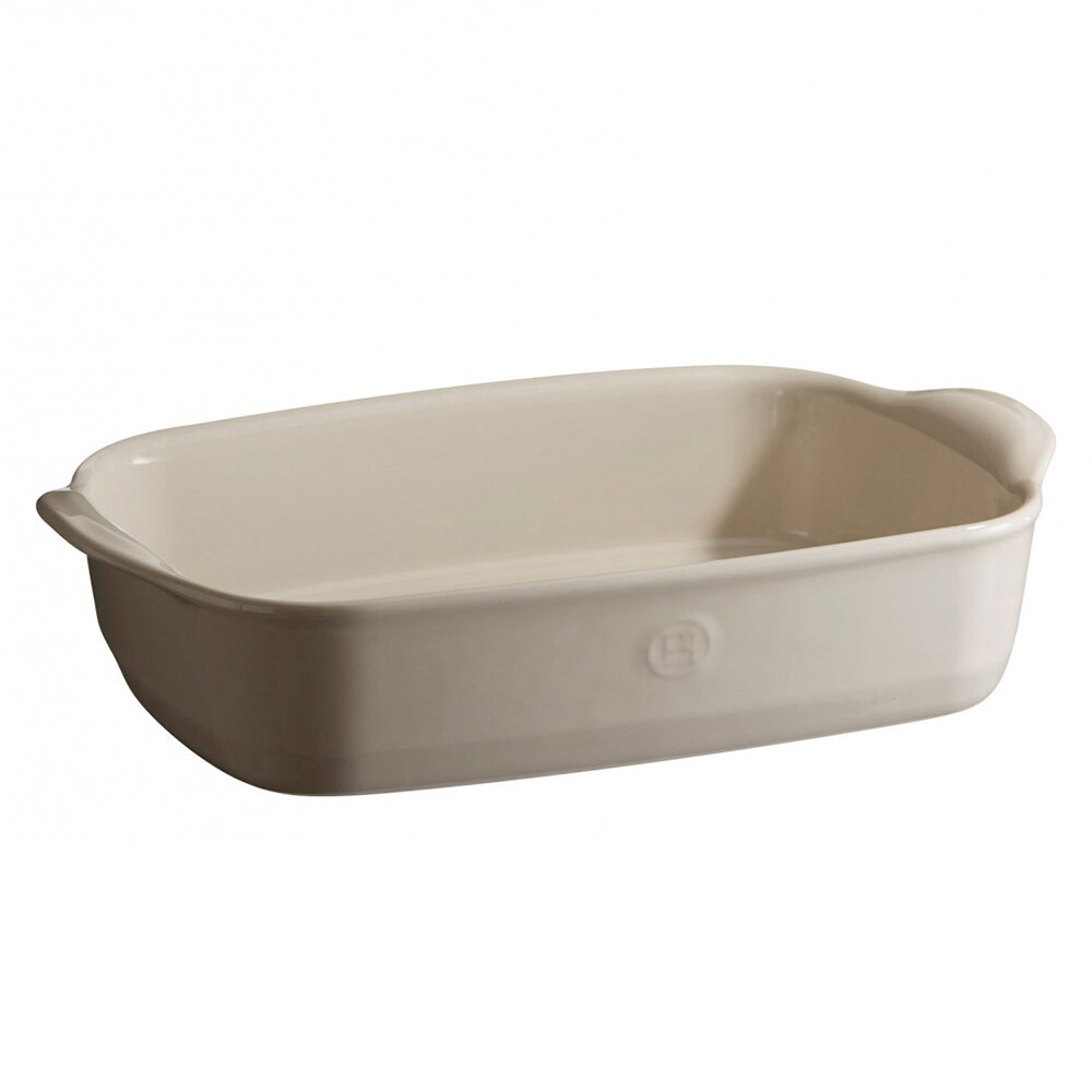Форма керамическая для лазаньи 29x19см, цвет кремовый, Emile Henry, Франция, 029650