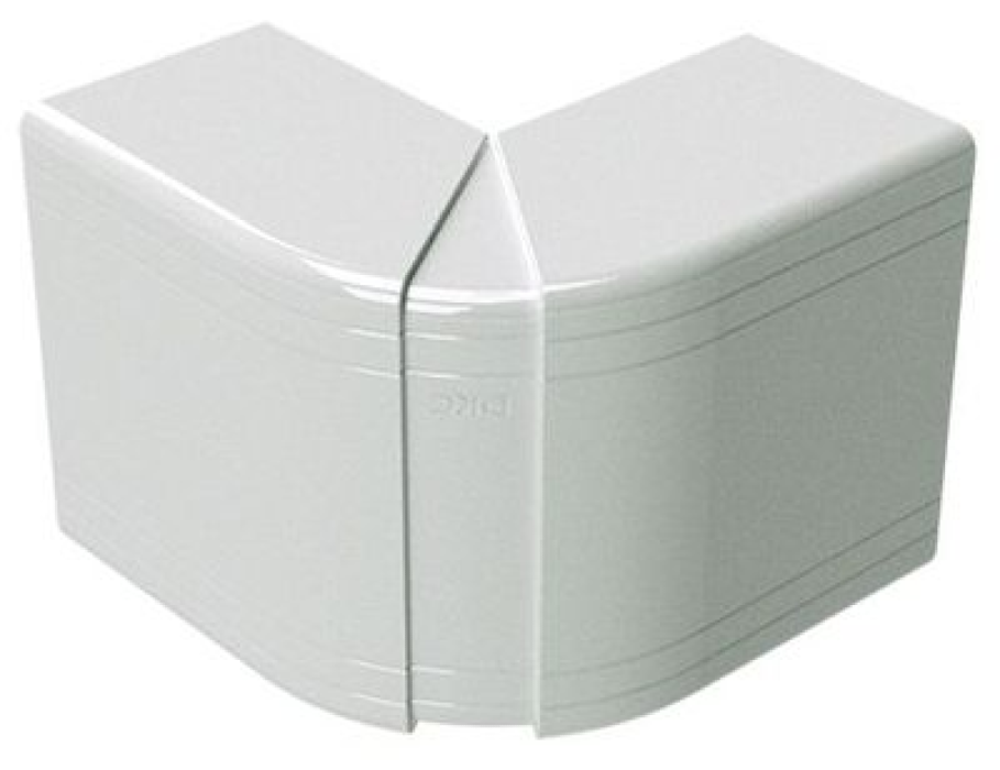 Угол DKC / ДКС NEA внешний неизменяемый, пластиковый белый, размером 80x40мм / аксессуары для кабель каналов