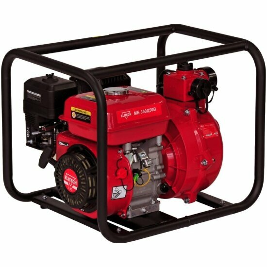 Мотопомпа Elitech бензиновая МБ 350Д 50