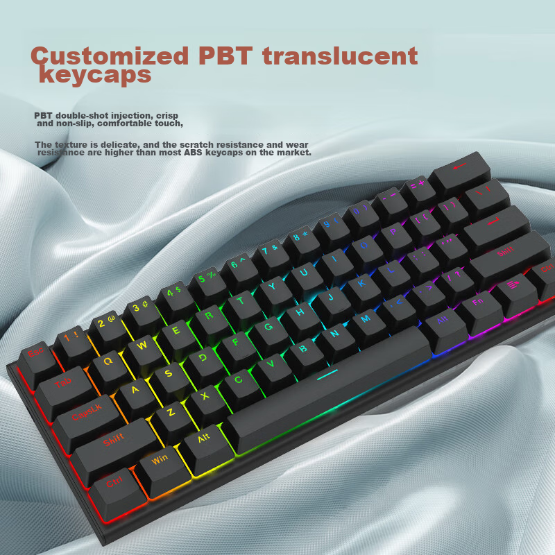 Механическая клавиатура REDRAGON M61 SE, Black, 8K, RT-клавиатура, RGB, 61 клавиша