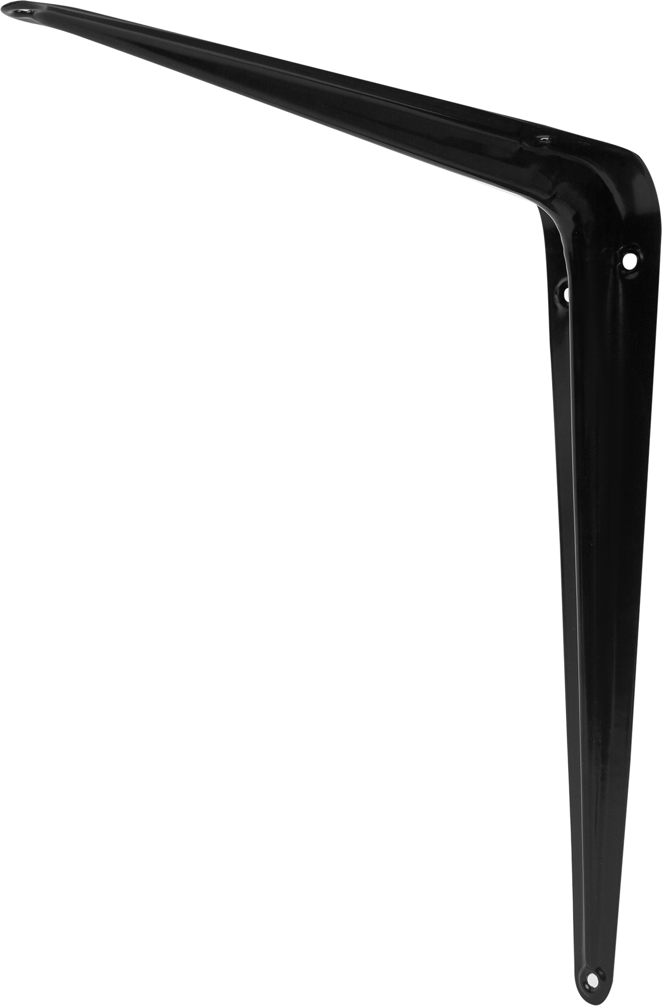 Кронштейн для полки Larvij Utility 25x30 см нагрузка до 10 кг металл цвет чёрный