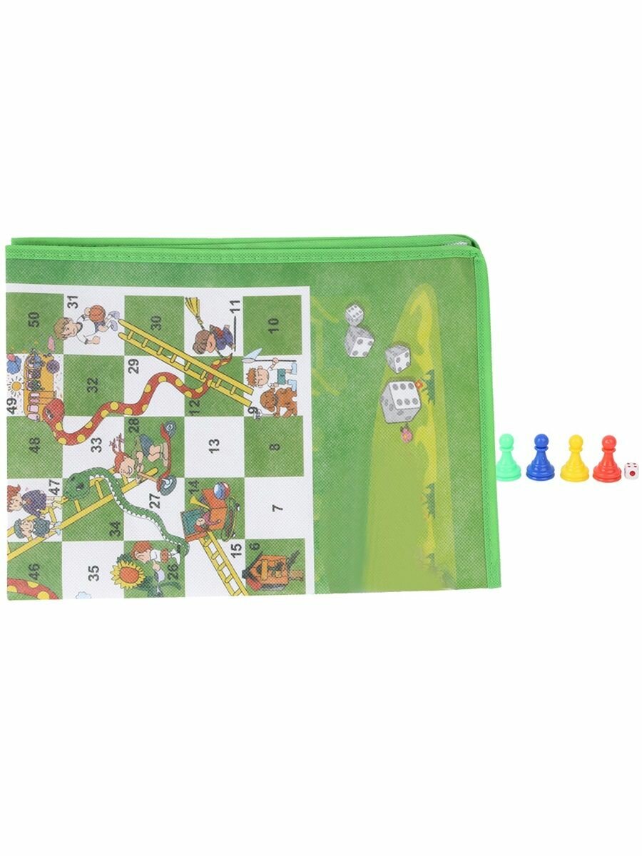 Моющийся складной коврик для ковра 60x45 см, нетканые материалы, детская игрушка для шахматной игры Змеиная лестница , мягкая и легкая в уходе, компактный дизайн для хранения