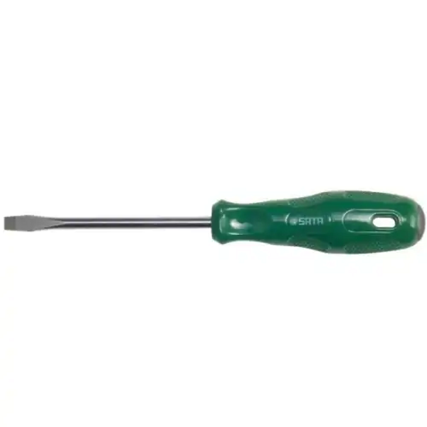 SATA 62207 отвёртка slotted (серия a)5х 75 мм. (165 / 26.0мм.) прямой шлиц, минус, плоская,-