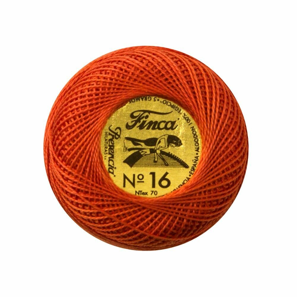 Мулине PRESENCIA HILATURAS "Finca Perle", Жемчужное, №16, однотонный цвет 1485, 1 моток