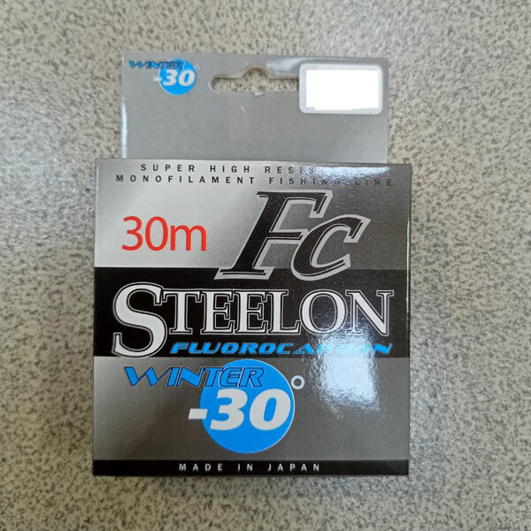 Леска зимняя Konger "FC Steelon Winter -30°C", 0.18 мм, 30 м