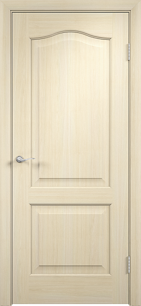 Межкомнатная Дверь Verda Классика Беленый Дуб Глухая 2000х600мм (Полотно+Коробка+5 Наличников) / Верда.