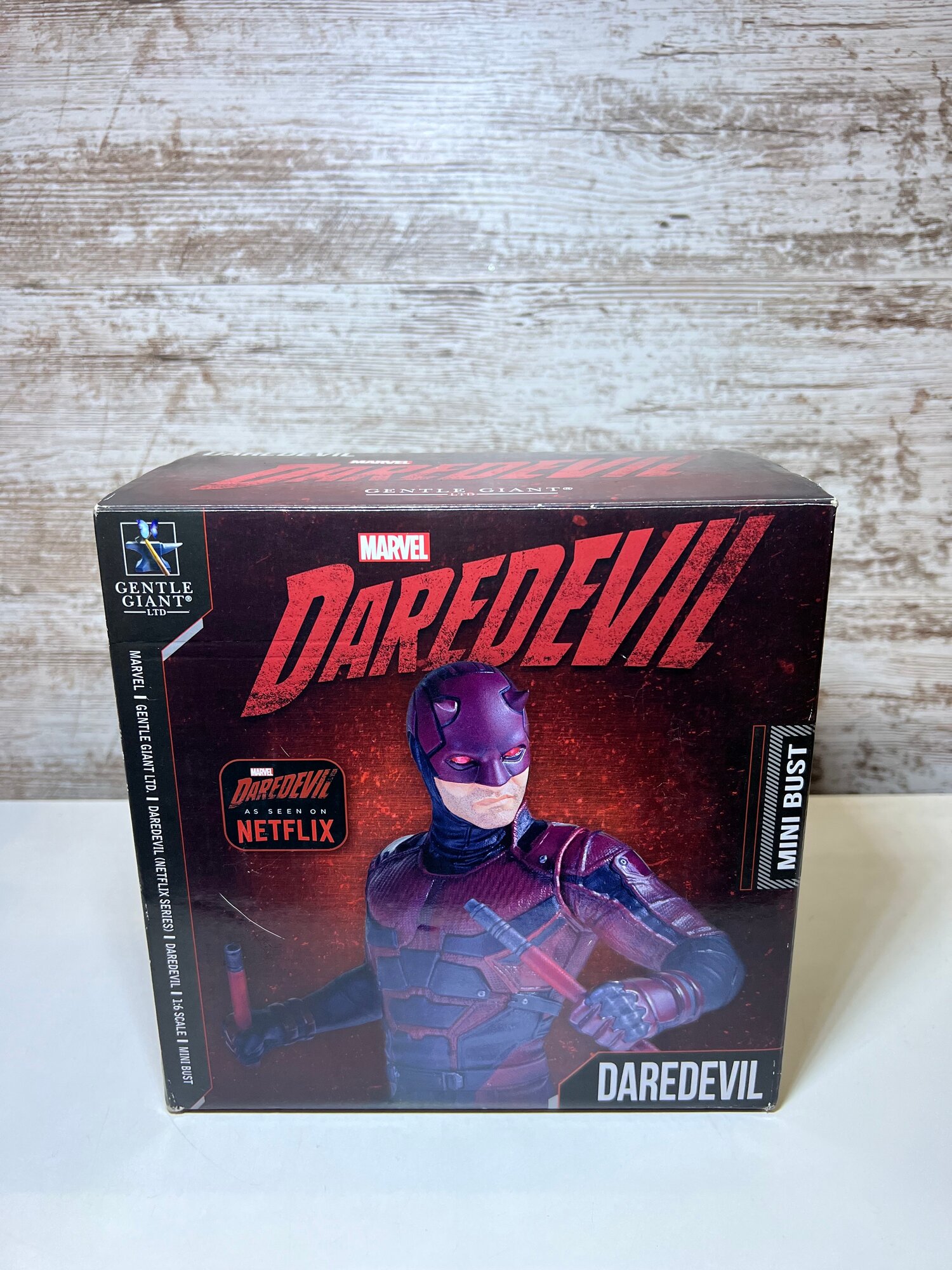 Мини бюст Сорвиголова Мэтт Мёрдок, Marvel Daredevil mini bust, 18 см, от Gentle Giant, тираж 1000 штук