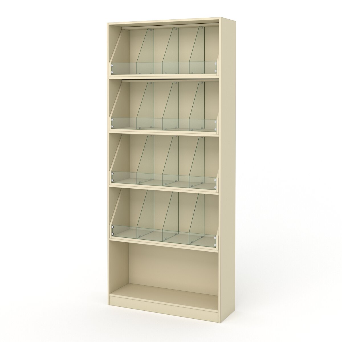 Стеллаж торговый для конфет и орехов, Крем Вайс. Производитель товара - компания Westcom.