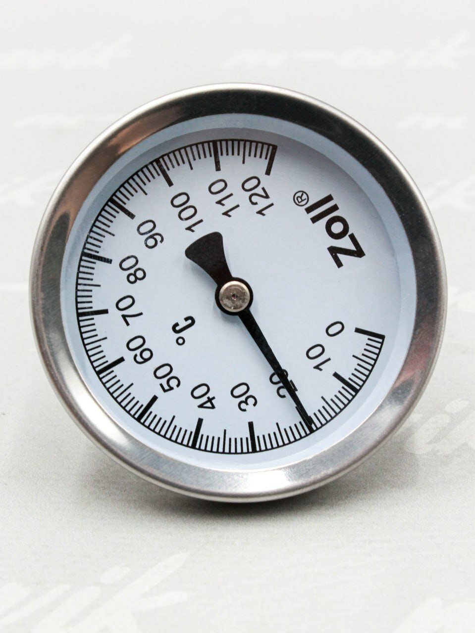 Термометр, горизонтальный 63 мм/0-120 С°, Zoll