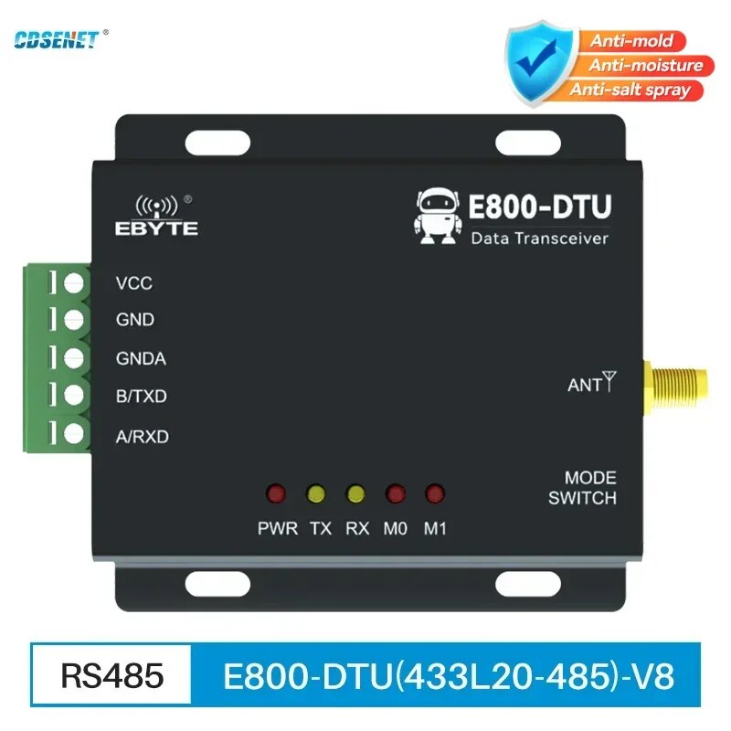 CDSENET E800-DTU(433L20-485)-V8 LoRa Модем 433 МГц