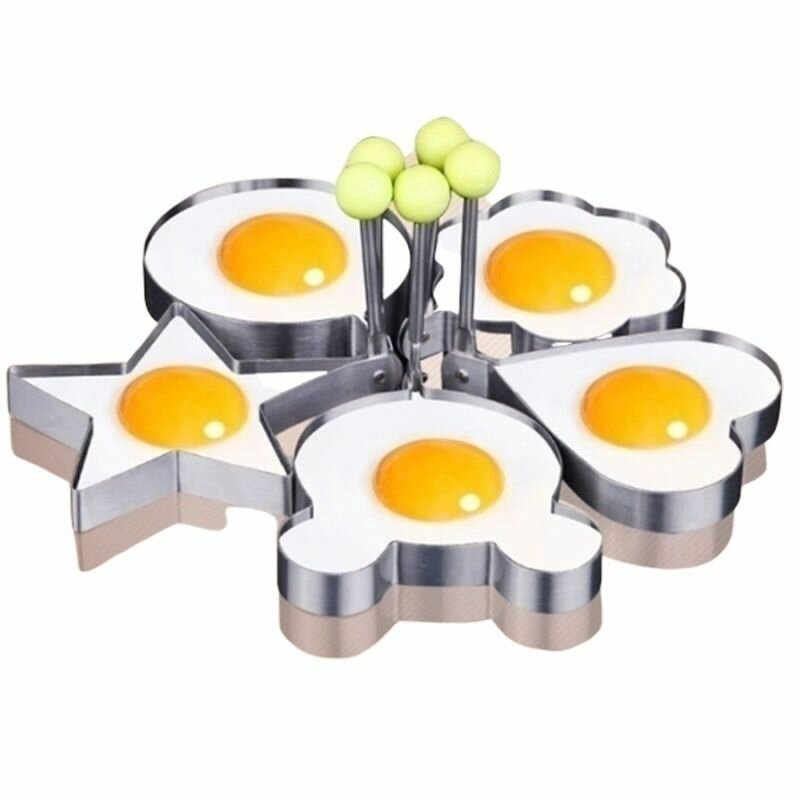 Форма для яичницы и блинов из нержавеющей стали удобная и универсальная кухонная форма для идеального завтрака и приготовления различных блюд