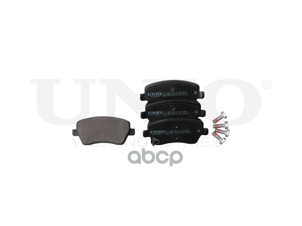 Колодки тормозные диск. передние Nissan Note (E12) 12-, Suzuki Swift (ZC, ZD) 04-, Opel Agila B 08- UNIO арт. BRP-20118