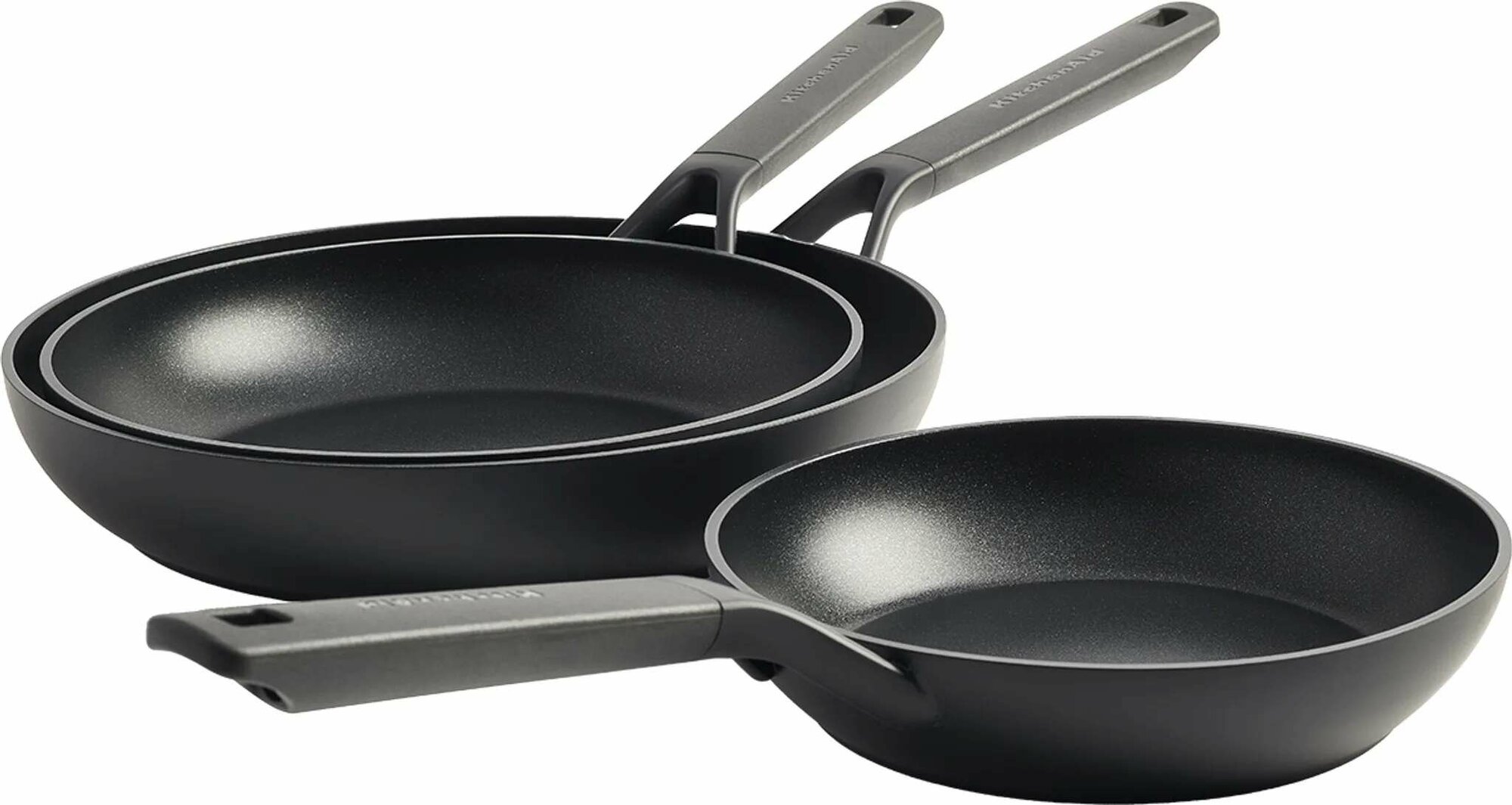Набор сковород KitchenAid Classic США, оригинал, 20/24/28 см, 3 предмета кованные с керамическим антипригарным покрытием