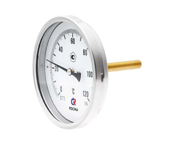 Термометр росма БТ-51.211(0-120С)G1/2.64.1,5 КЛ биметаллический 100 мм
