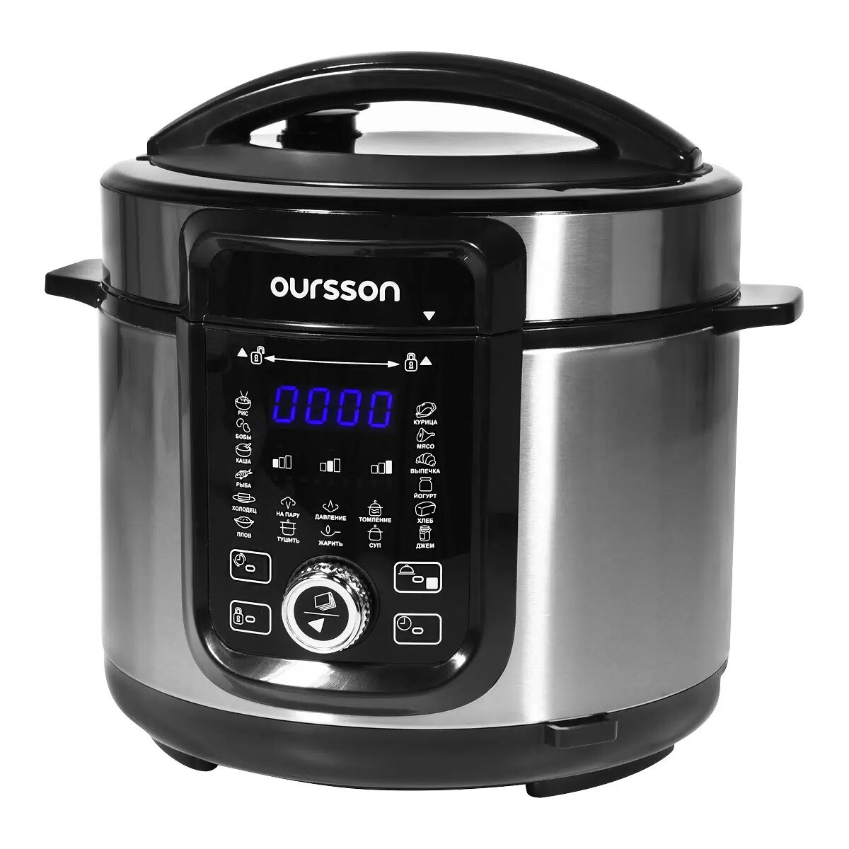 Мультиварка-скороварка Oursson PM5025PSD/BL, 18 программ, черная