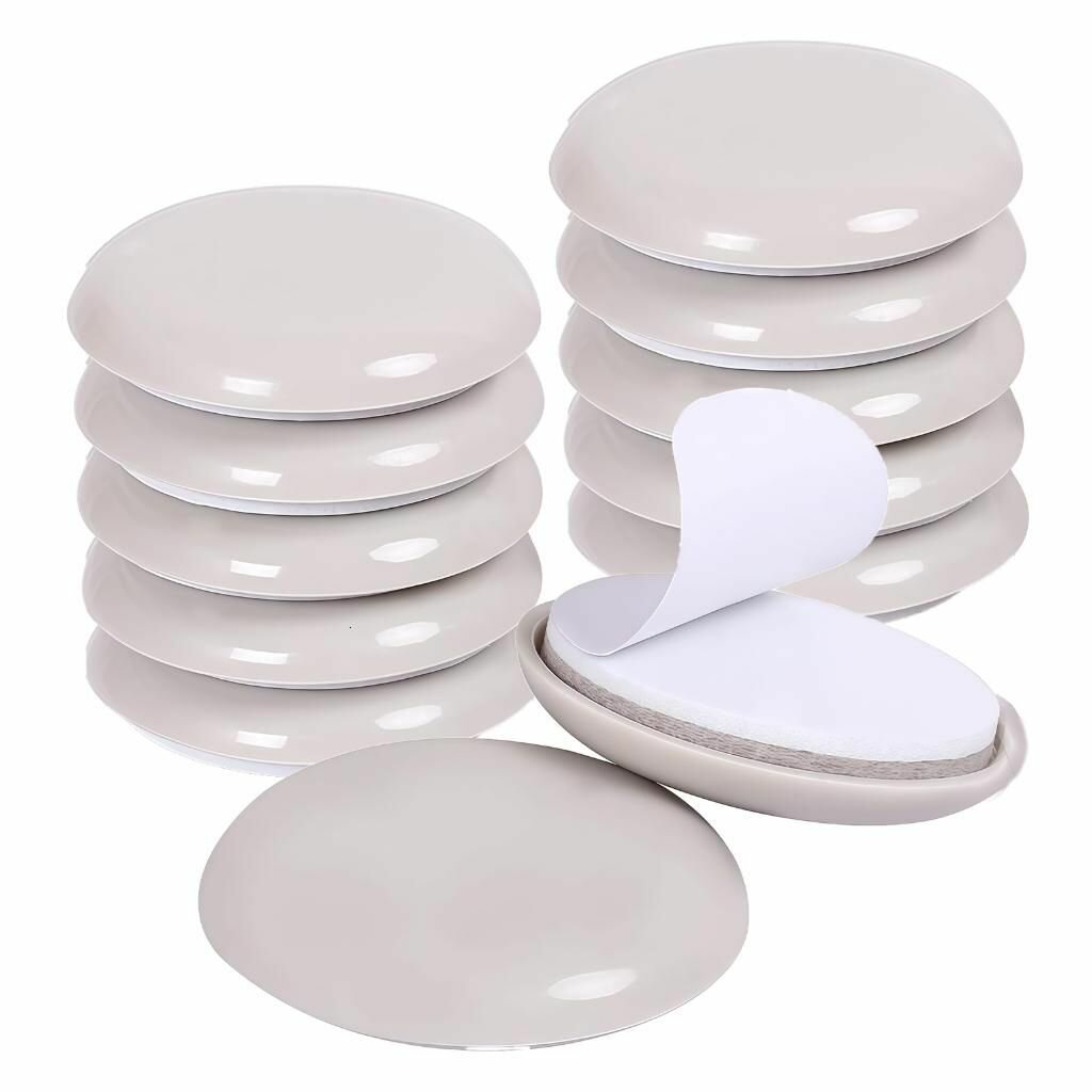 Уголок мебельный,12шт, 25мм самоклеящийся коврик для ног мебельный стула скользящий коврик-грязно-белый