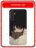 Чехол на Samsung Galaxy A34 / Самсунг A34 с принтом "Аниме девушка с котиком"