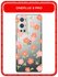 Чехол на OnePlus 9 Pro / ВанПлас 9 Про с принтом "Красные цветочки рисунок", про...