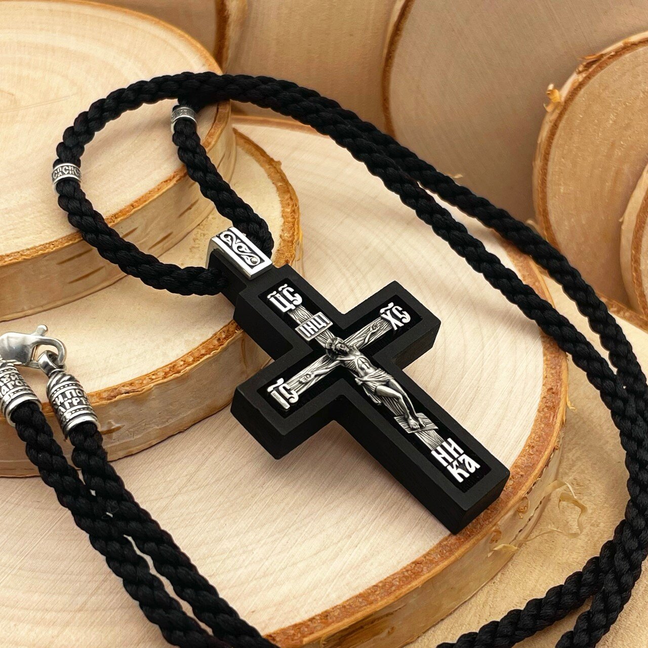 Комплект украшений Русские Мастерские, серебро, 925 проба, оксидирование, чернение