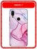 Чехол на Xiaomi Redmi 7 / Сяоми Редми 7 с принтом "Розовые мраморные разводы"