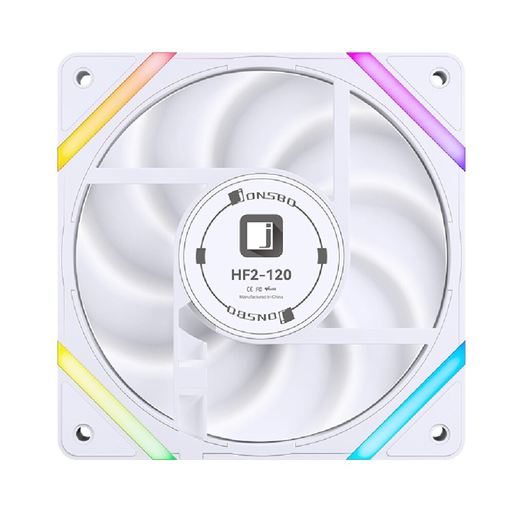 Вентилятор для корпуса JONSBO HF2-120WR Reverse ARGB LED White