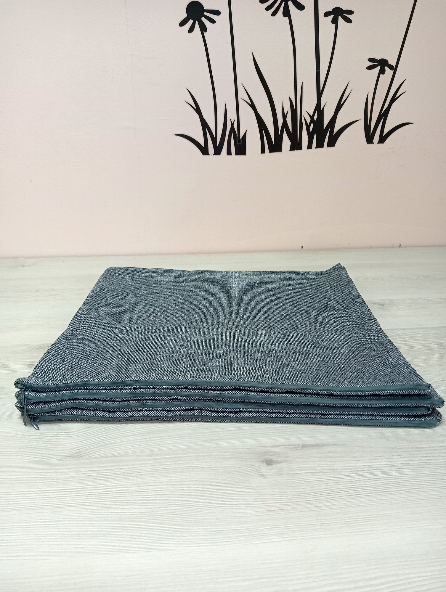 Чехол на молнии для декоративных подушек