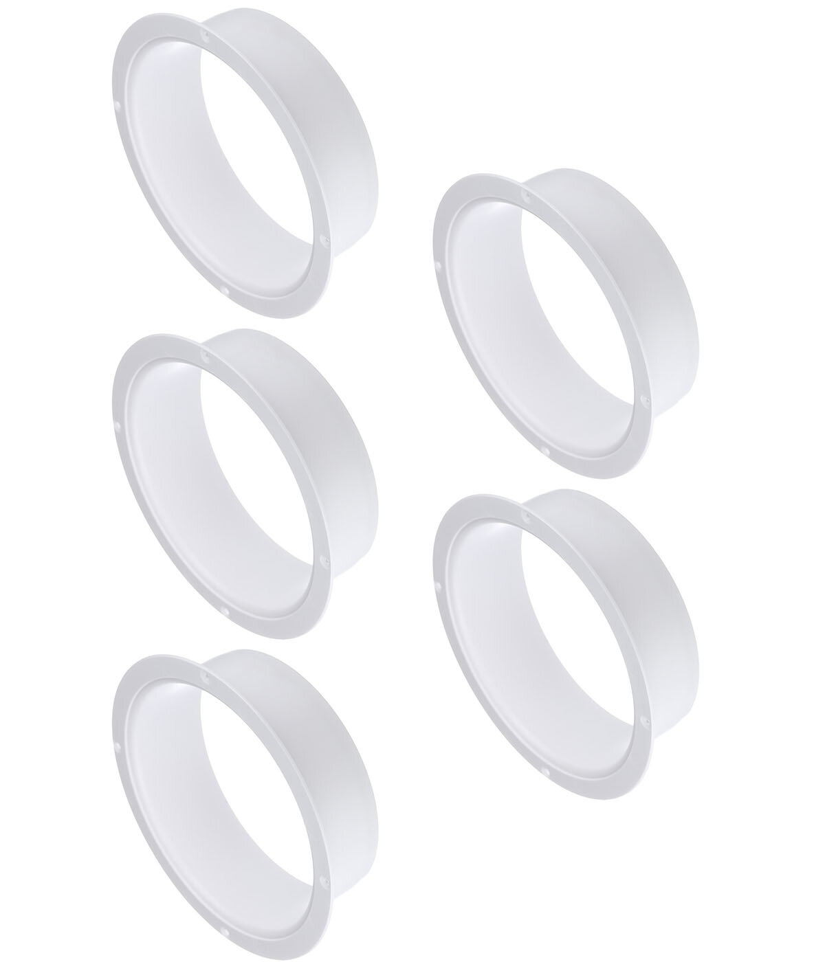 Фланец для круглых воздуховодов d160 мм пластиковый (5 шт.)