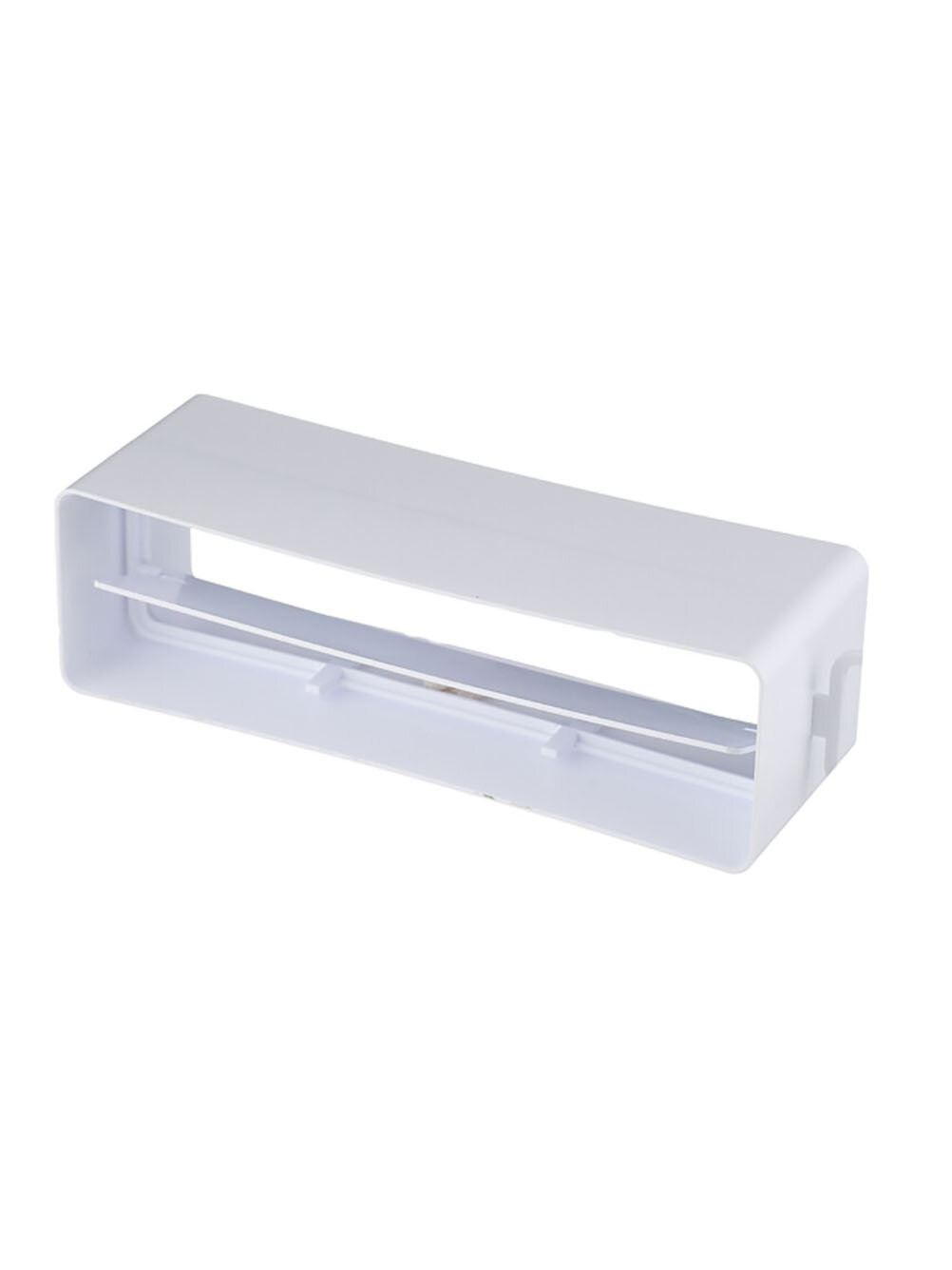 Соединитель прямой пластиковый для плоских воздуховодов 60х204 мм с обратным клапаном