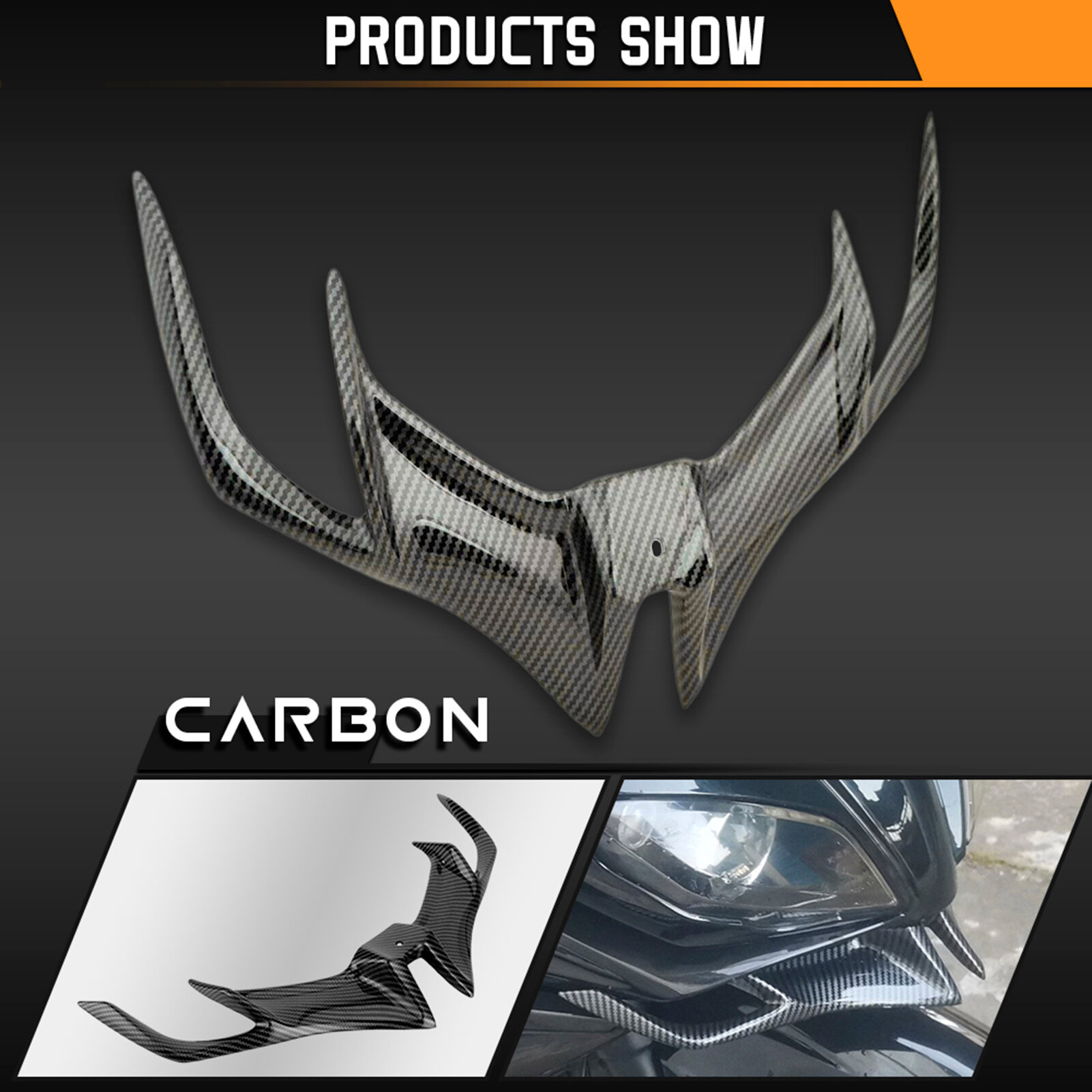 Замена для Yamaha YAMAHA YZF R15 V3.0 V3 VVA 2017-2020 Передний обтекатель мотоцикла в форме клюва, аэродинамические спойлеры, ветрозащитное крыло