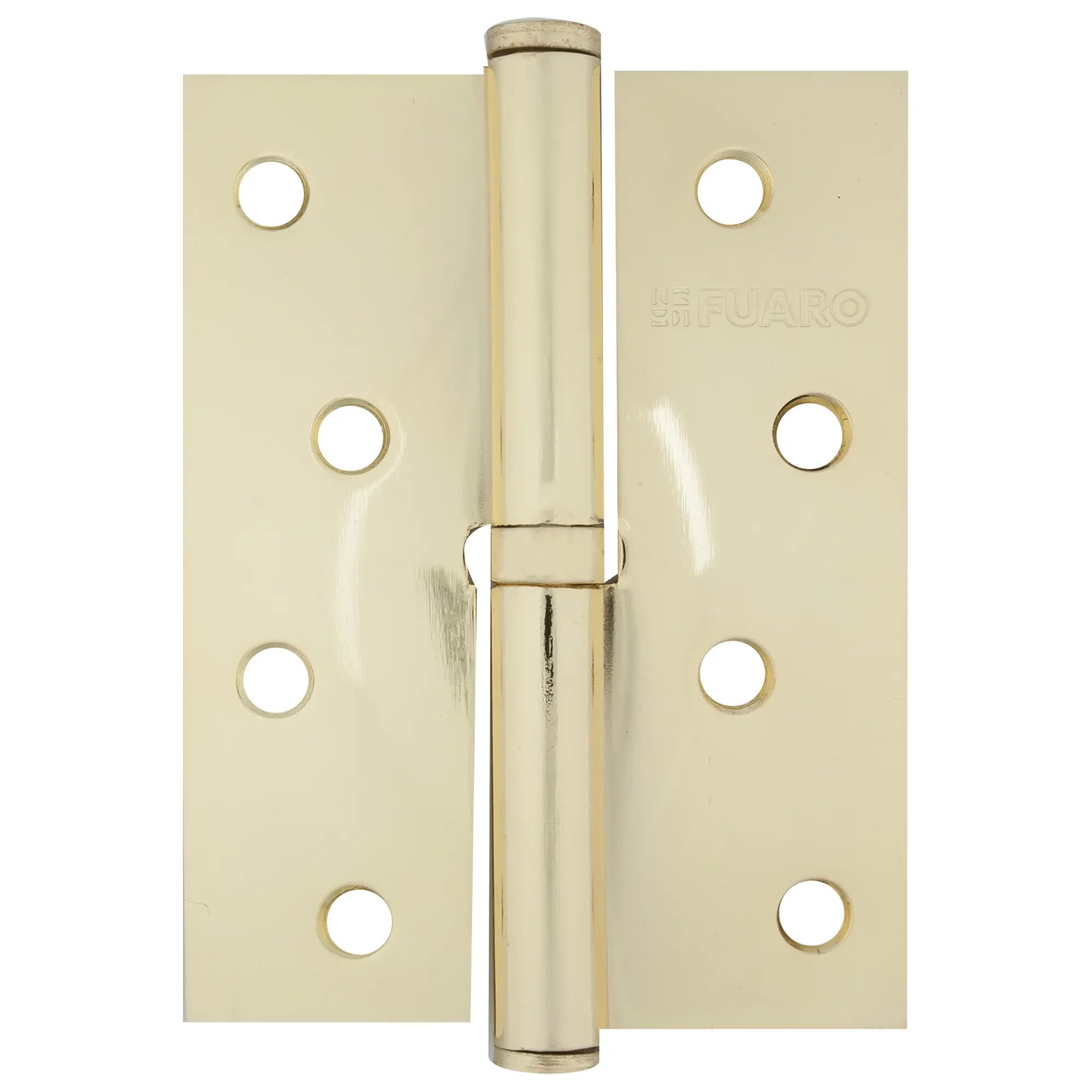 Fuaro 413/BL-4 левая съемная петля 100x75x2.5 мм латунь для дверей и мебельной фурнитуры