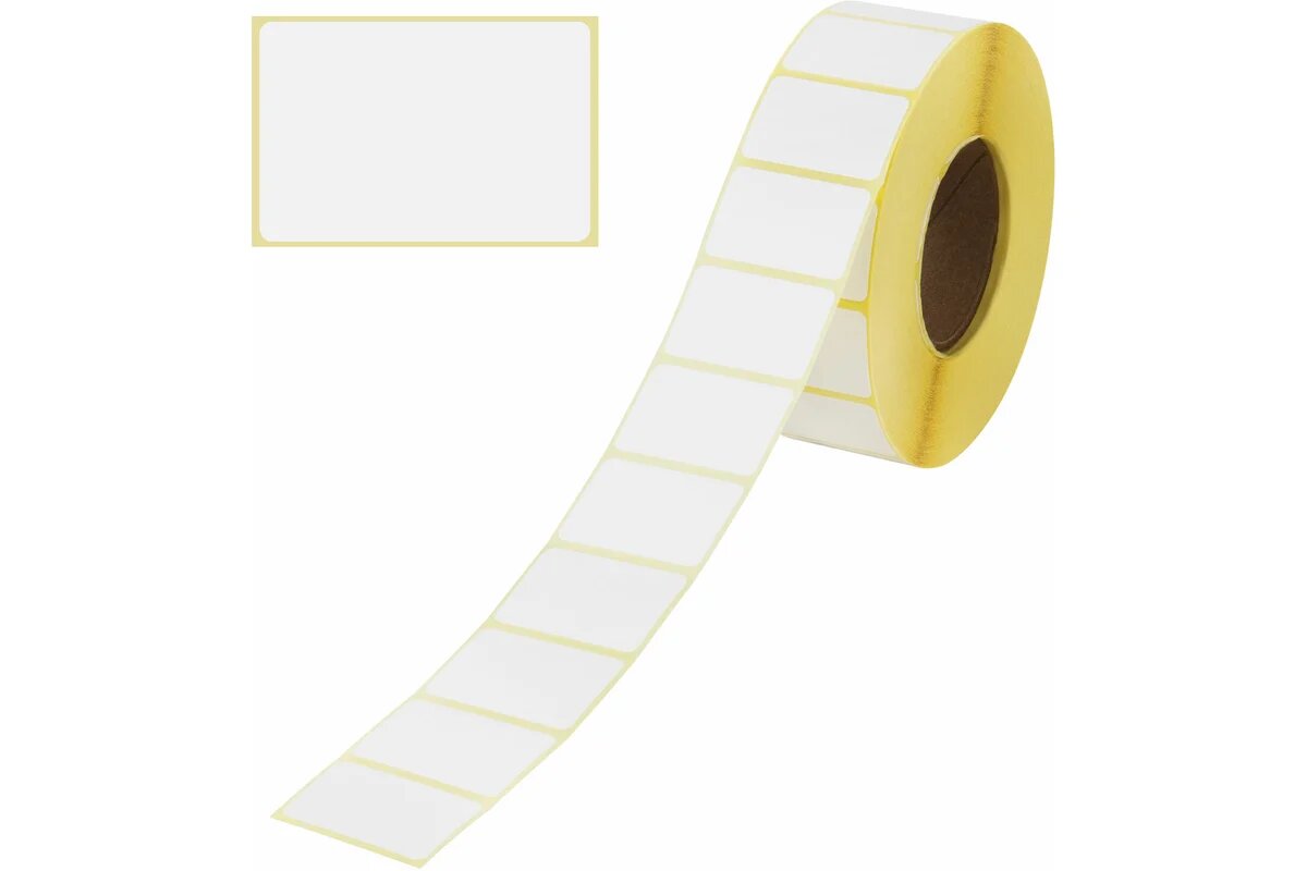 Офисмаг ТермоЭко этикетки 30x20 мм, 2000 шт в ролике, светостойкость до 2 мес, 122067
